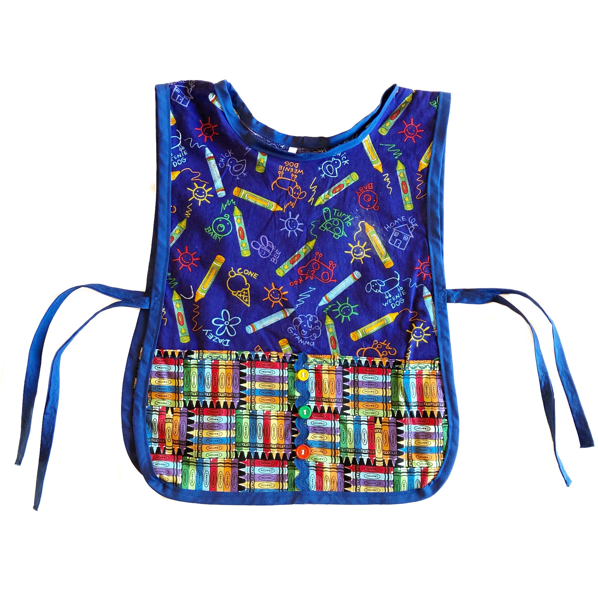 Children's Art Smock Pattern Sewing Patterns Childs | Etsy