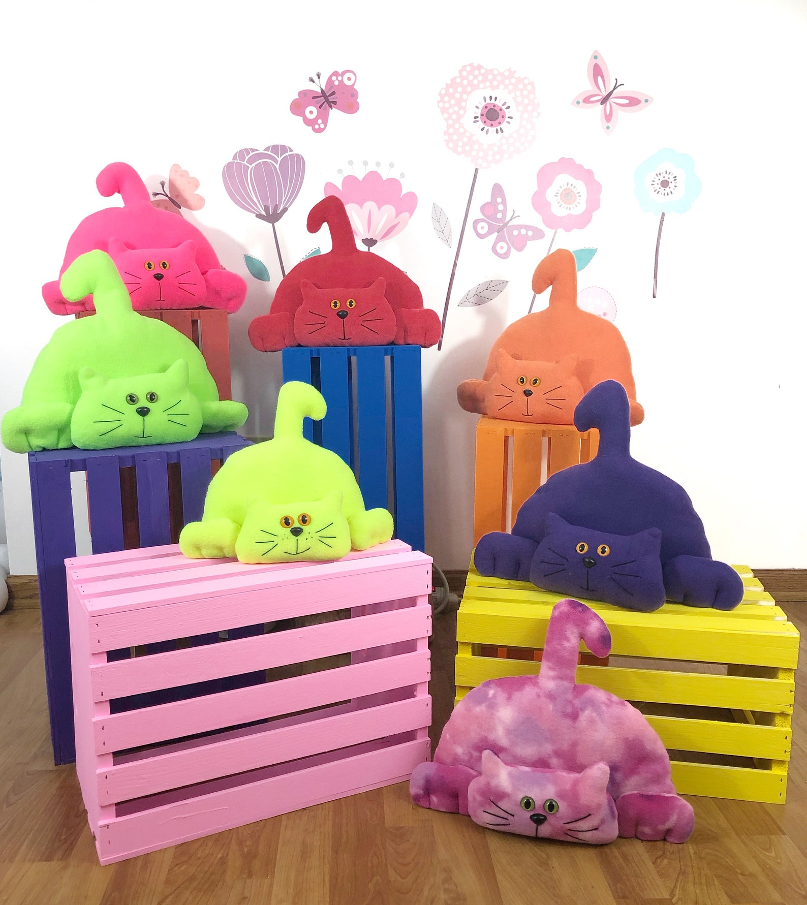 Cat Plush Pattern Cat Stuffed Toy Pattern PDF Sewing | Etsy