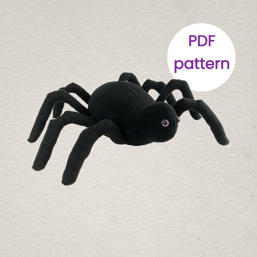 Halloween Spider Pattern | Sewing Pattern | Spider Template | Halloween ...