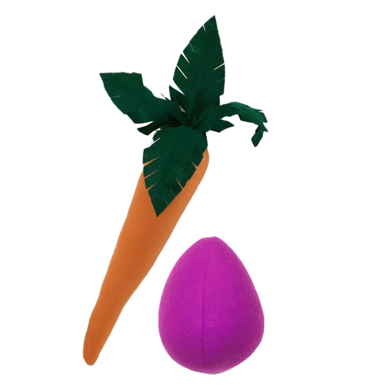 Easter Sewing Projects Carrot Pattern Easter Egg Pattern - Etsy