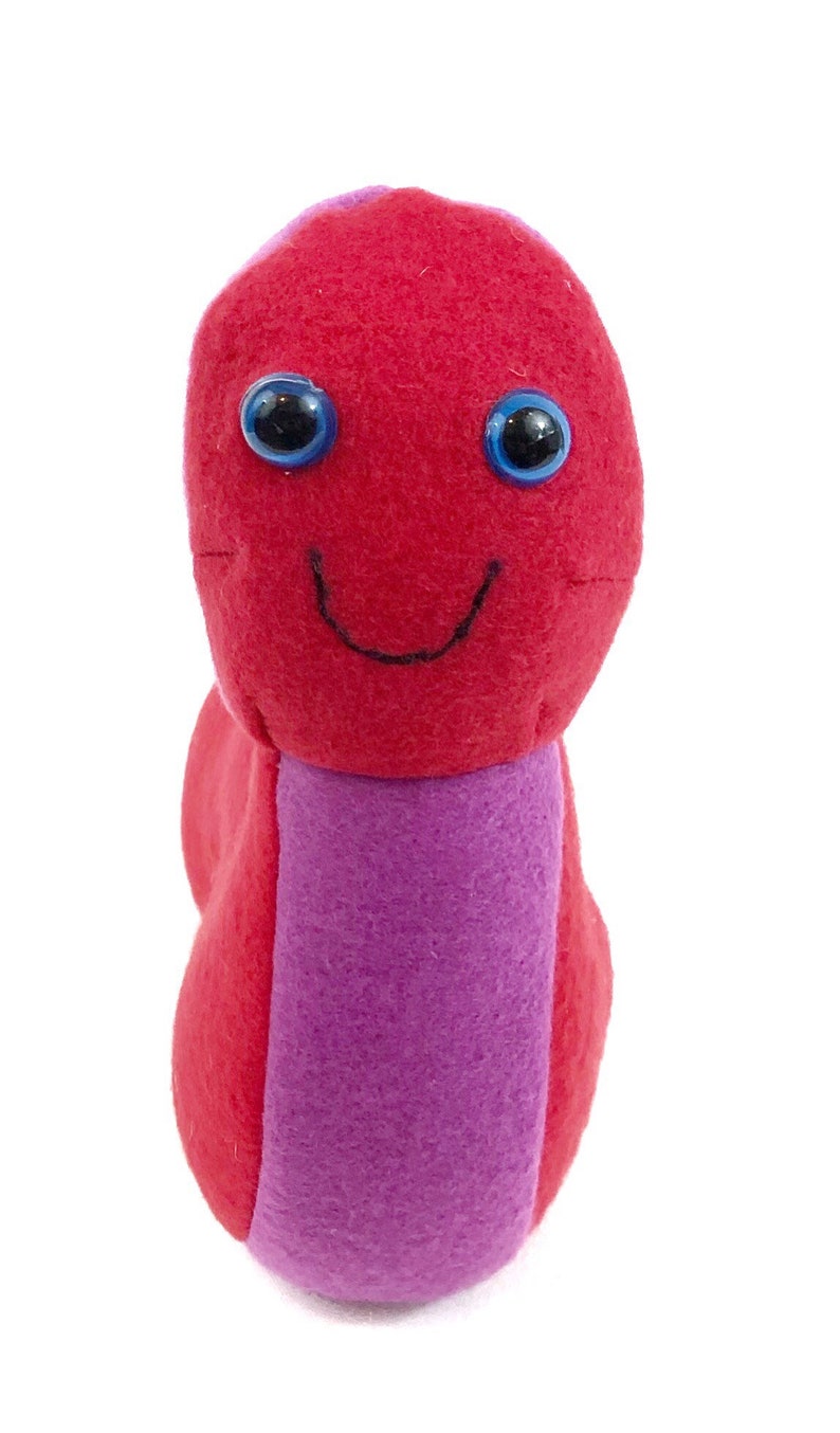 Bookworm Stuffed Animal Sewing Pattern Soft Toy PDF | Etsy