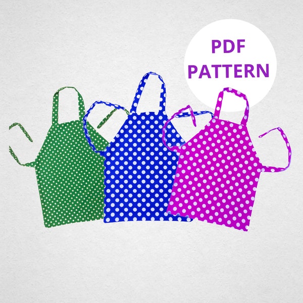 Kids Apron Pattern - Etsy