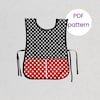 Adult Smock Pattern Sewing Pattern Adult Apron Pattern Digital Pattern ...