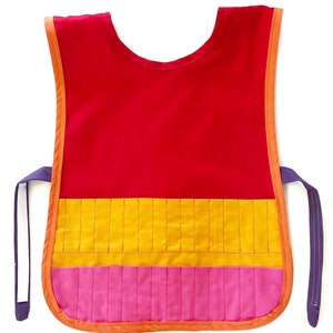 Preschool Apron Pattern | Sewing Pattern| Crayon Apron Pattern ...