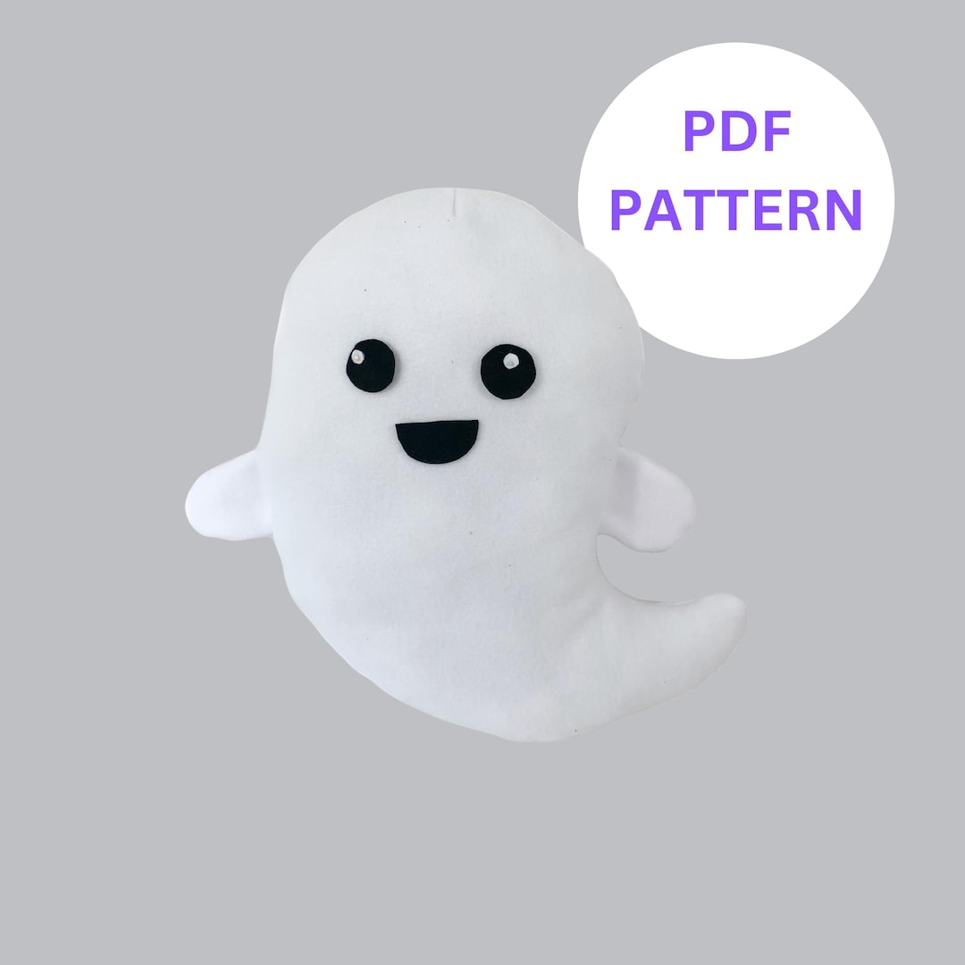 Plush Ghost Sewing Pattern: Beginner Halloween Decor (PDF Pattern) - Etsy