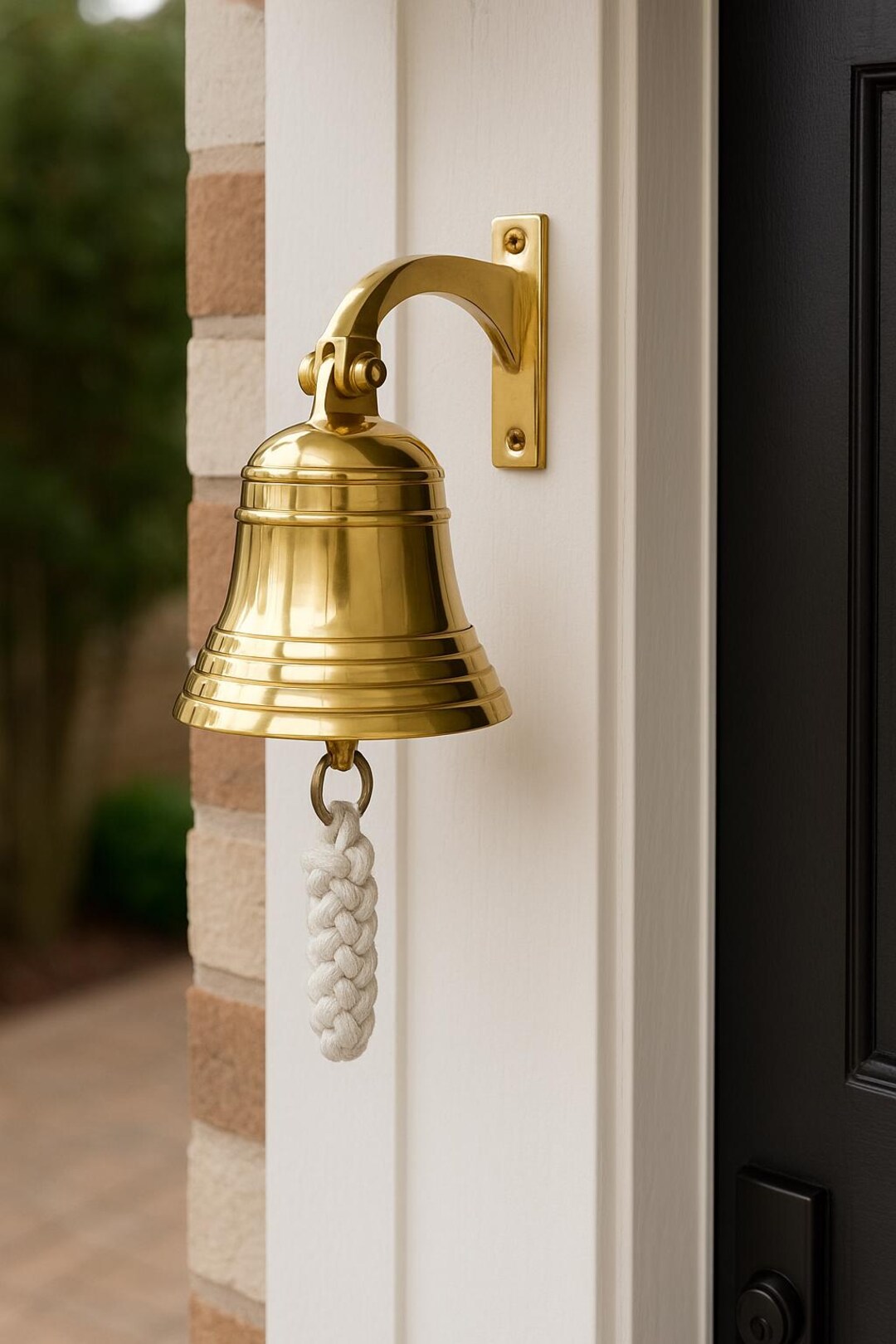 Custom Engraved Brass Wall Bell: Nautical Home Decor - Etsy