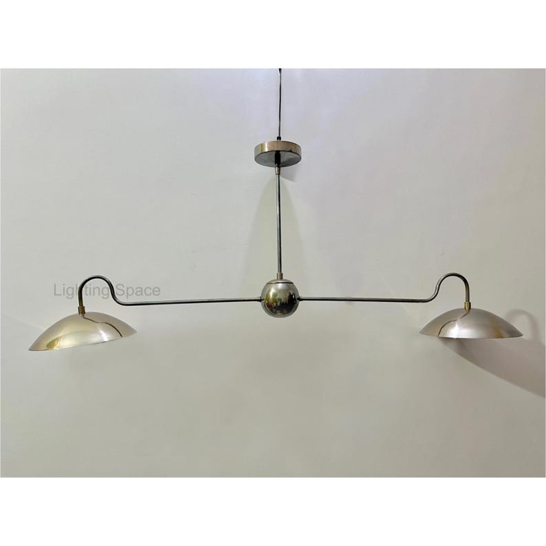 Handmade Brass Double Arm Sputnik Chandelier: Modern Handmade Rustic ...