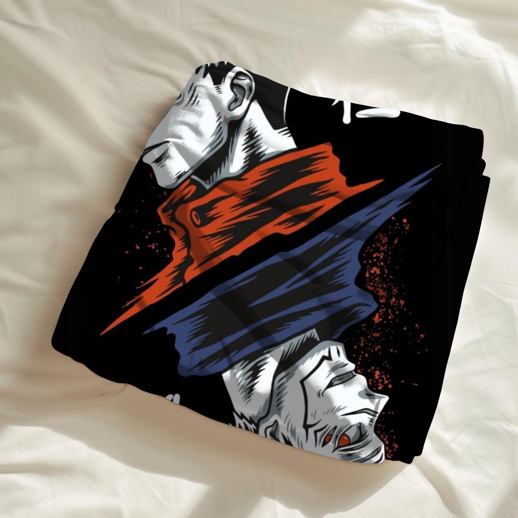 Yuji Itadori Anime Blanket Jujutsu Kaisen Cozy Fleece Throw Manga Fan ...