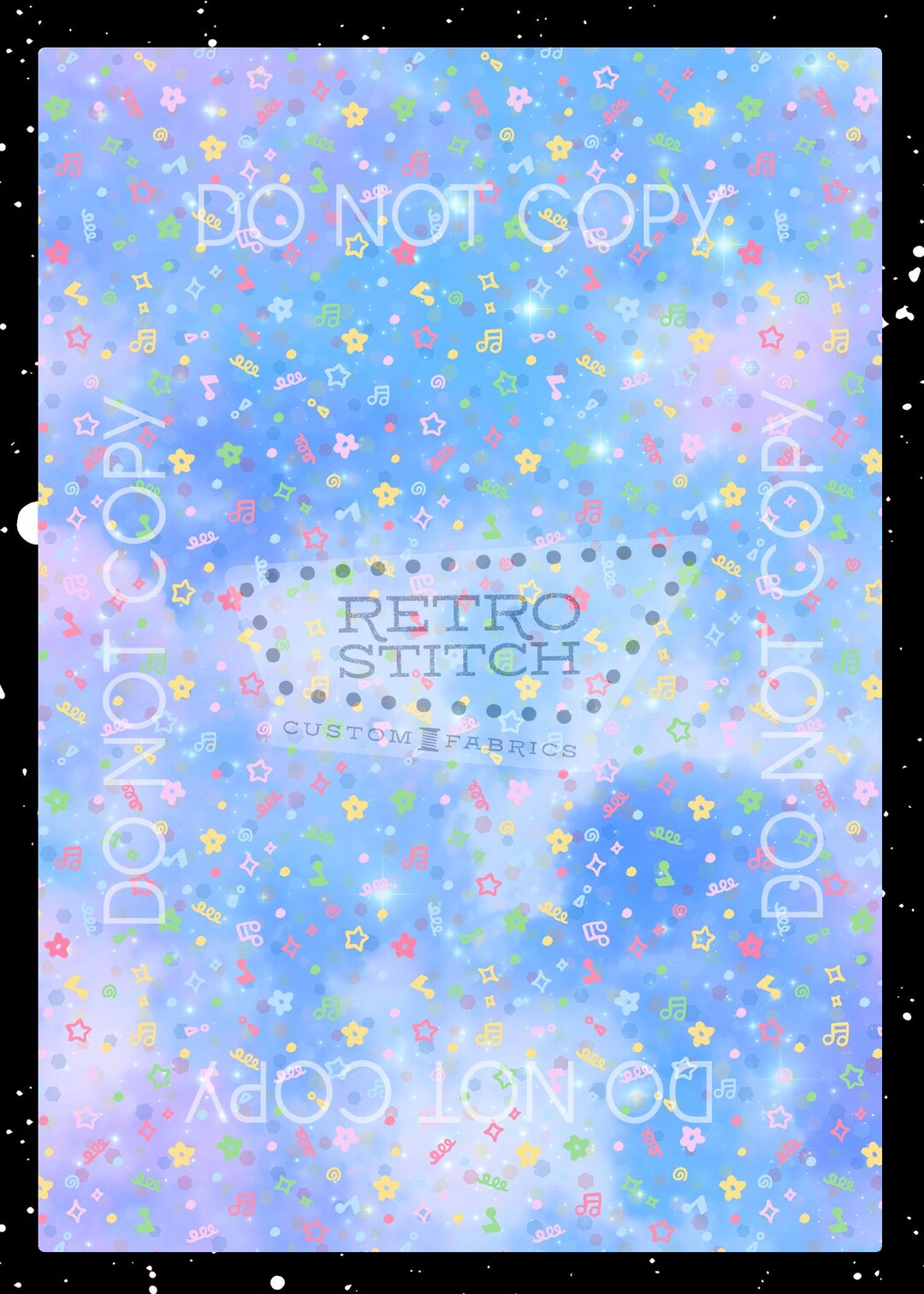 Galaxy Confetti Coordinate – Digital Seamless Design for Crafting ...