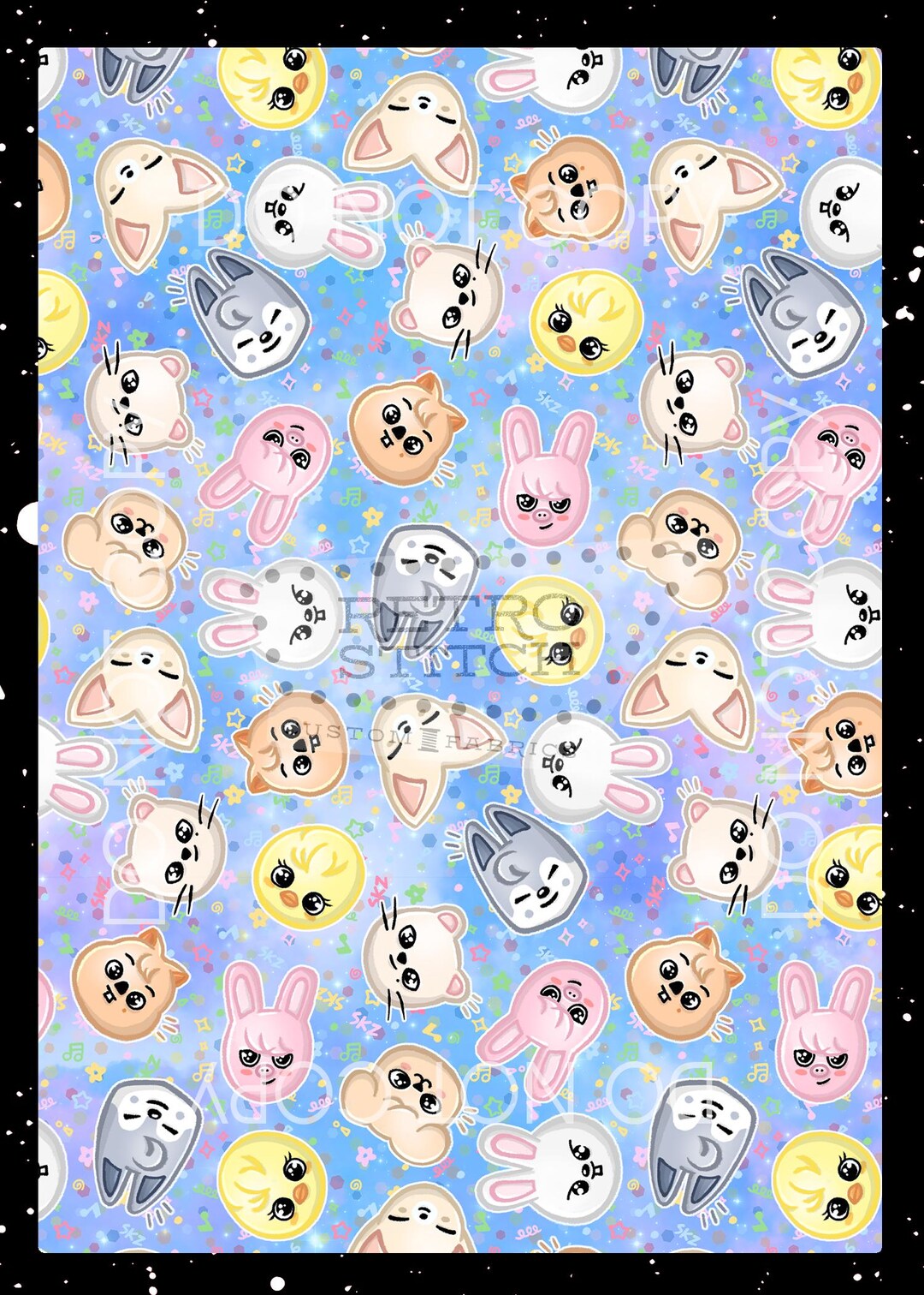 SKZ Blue - Patrón de adorables mascotas de ídolos: diseño digital sin ...