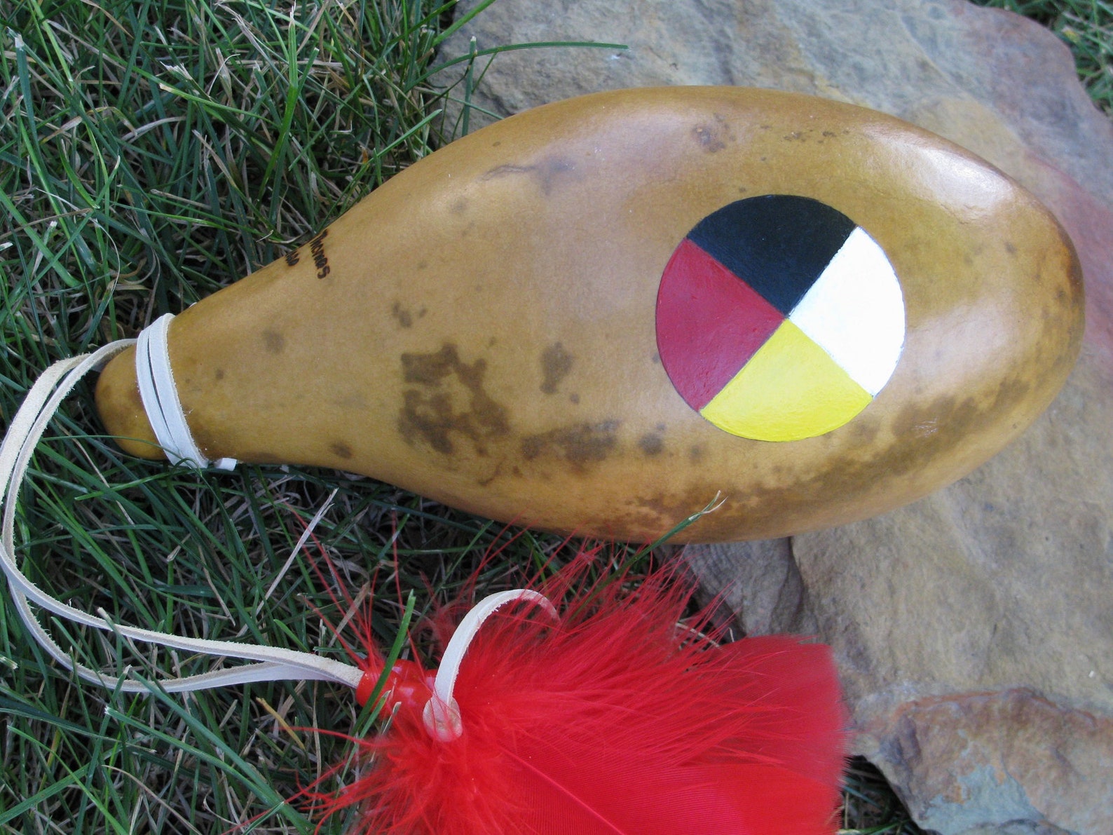 Gourd Rattle Palm Rattle Deer Totem Deer Medicine Medicine - Etsy