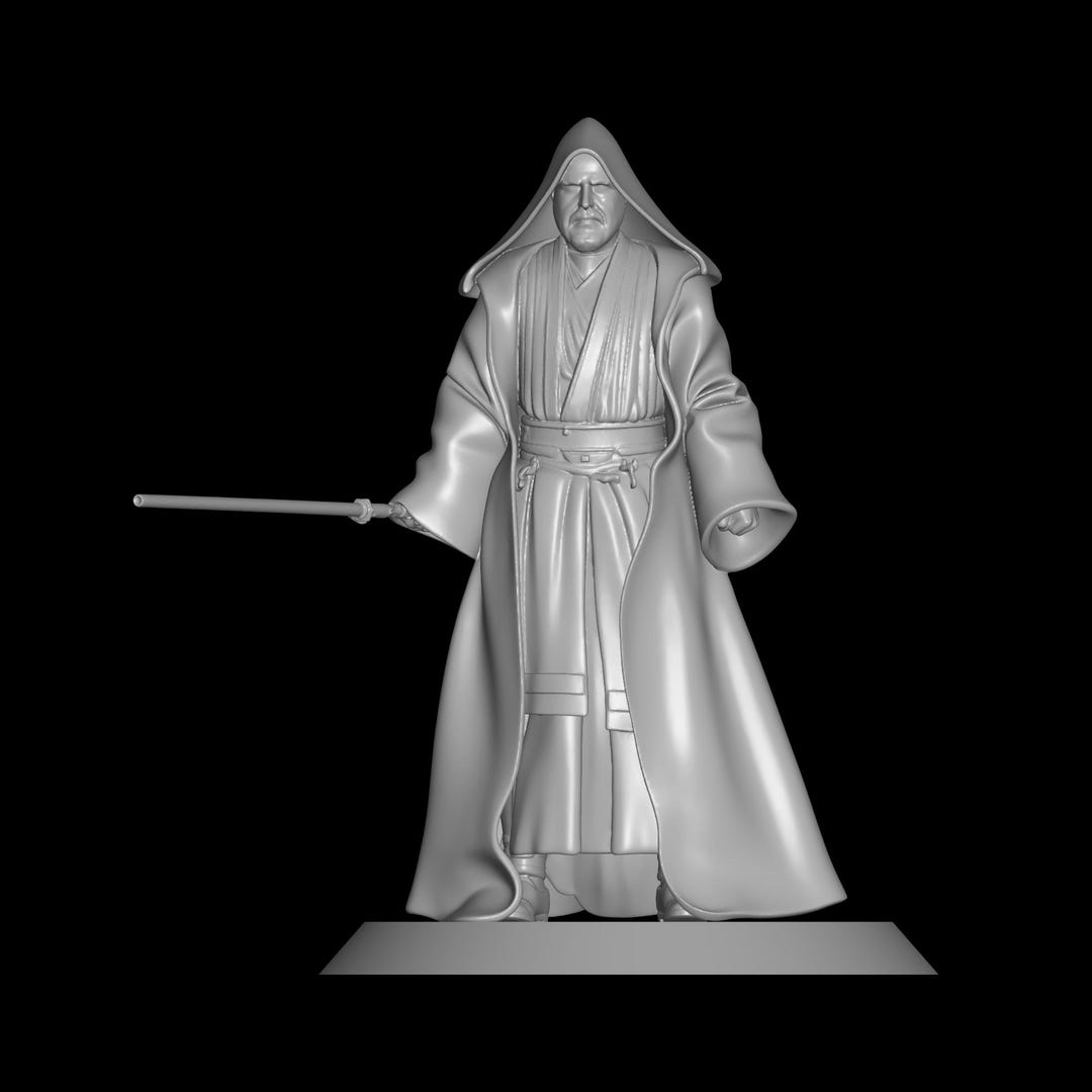 Obi-wan Kenobi STL File for 3D Printing - Etsy UK