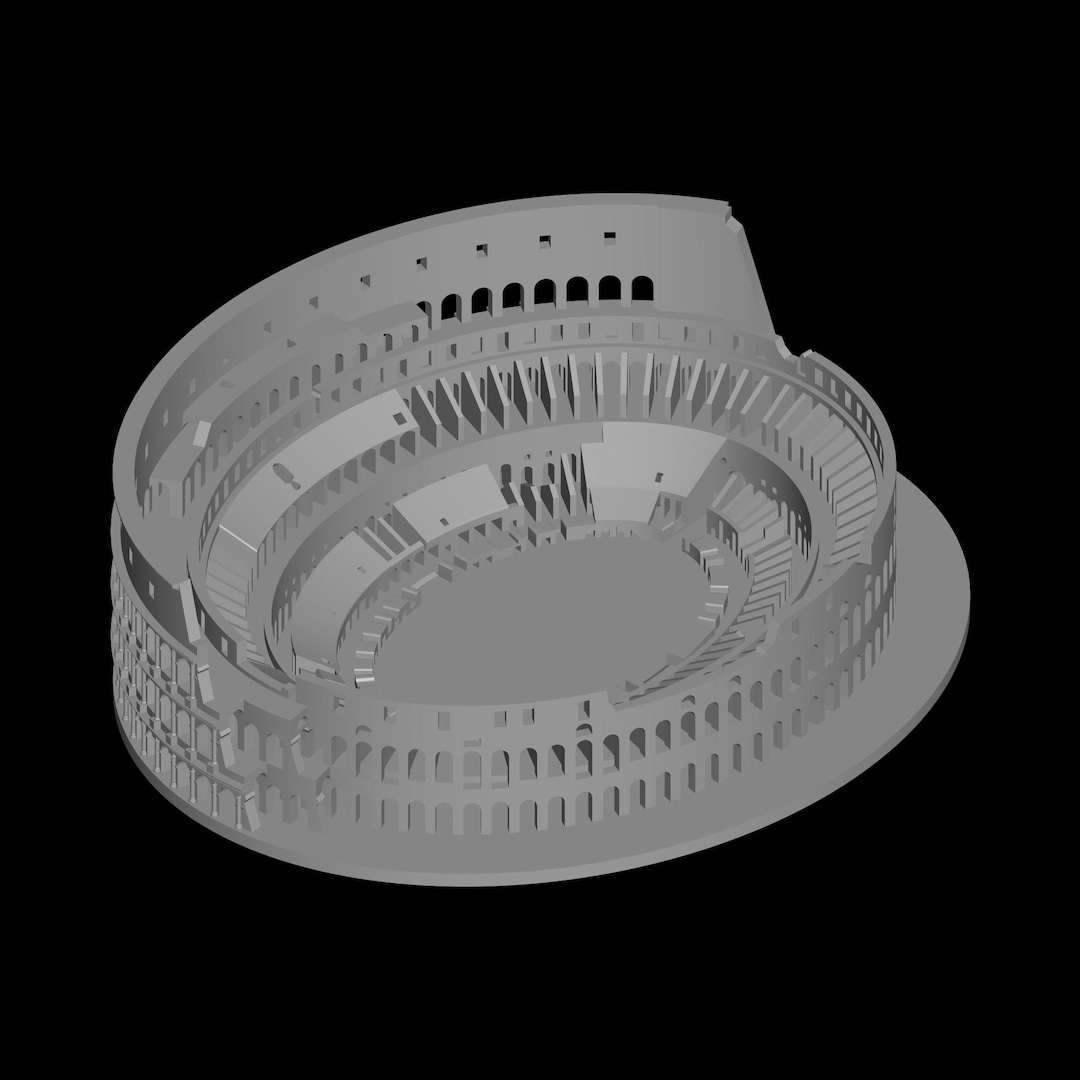 Roman Colosseum STL File for 3D Printing - Etsy