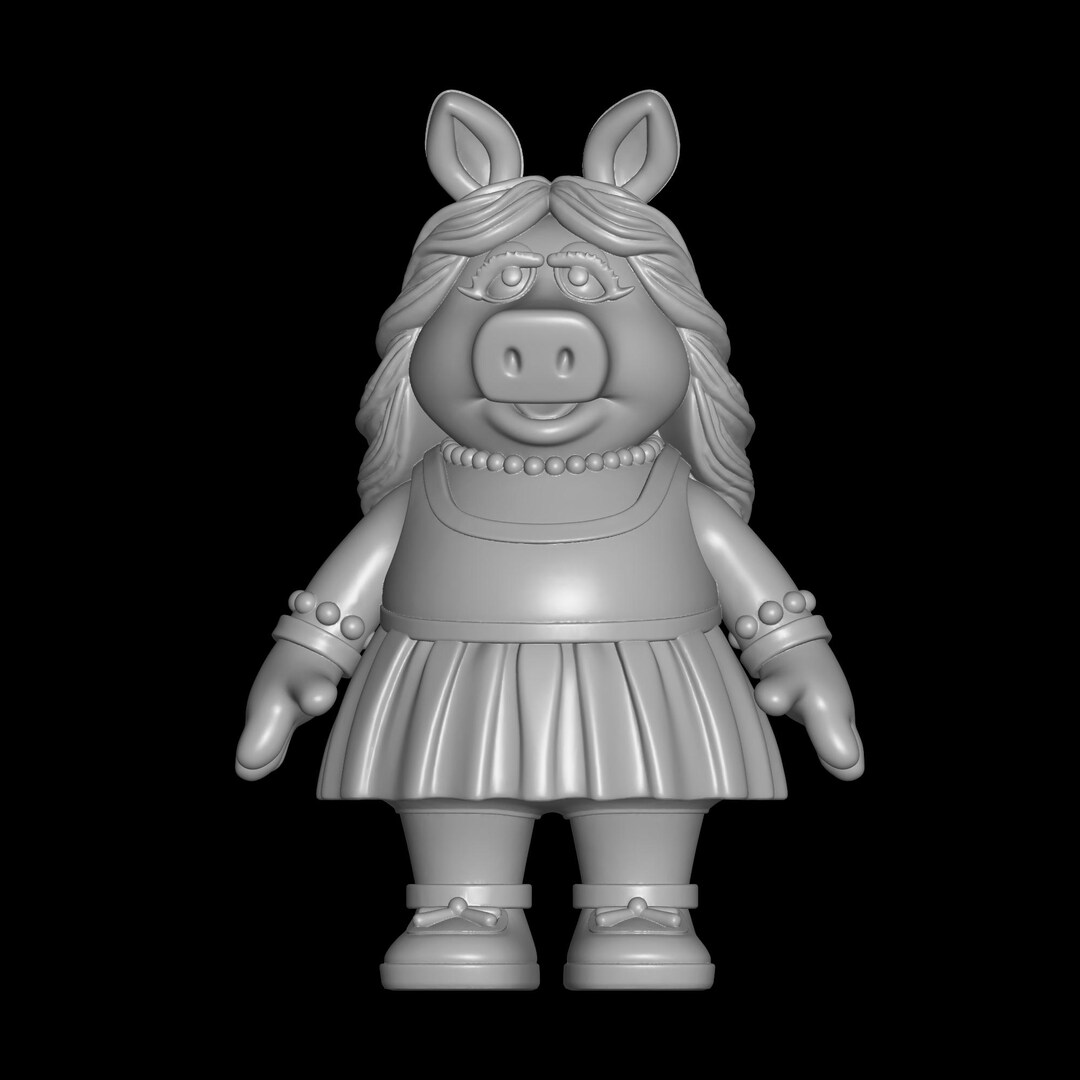Thu Muppets Miss Piggy STL File for 3D Printing - Etsy