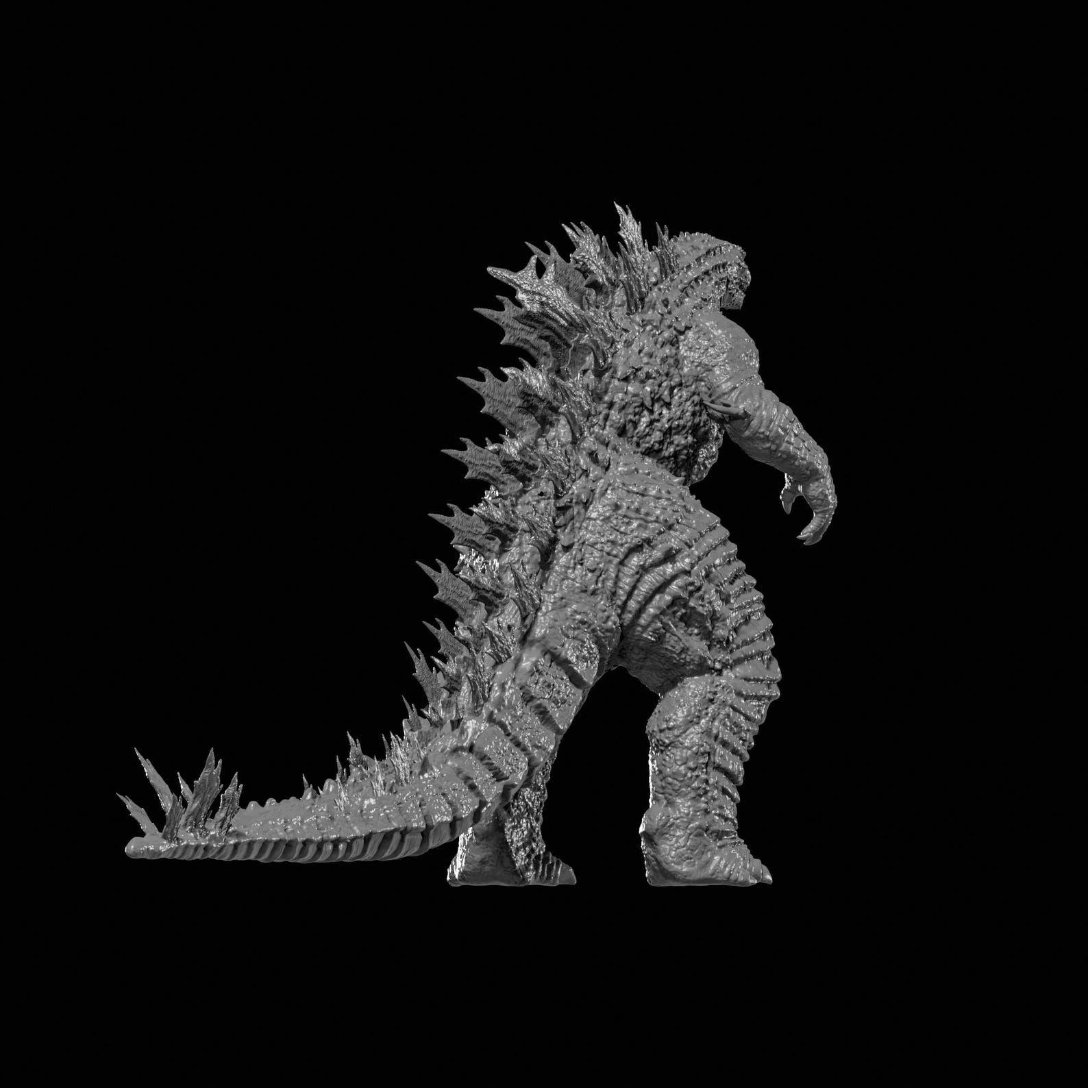 Godzilla STL File for 3D Printing - Etsy