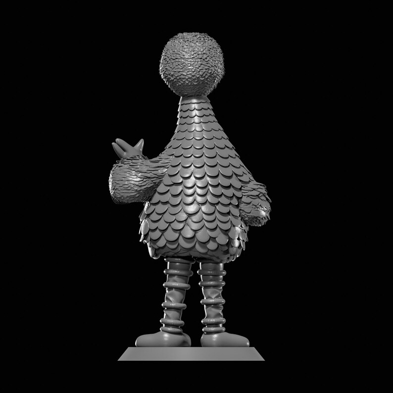 Big Bird From Sesame Street STL File for 3D Printing | the Muppets Show ...
