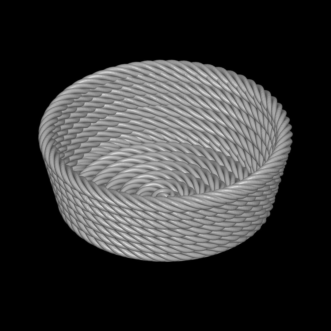 Rope Bowl Model STL File for 3D Printing Model - Etsy