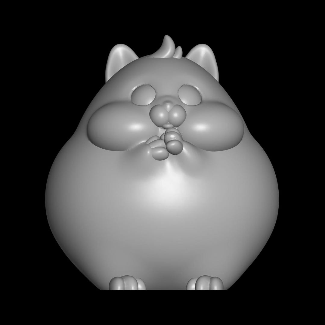 Fat Hamster STL File for 3D Printing - Etsy Canada
