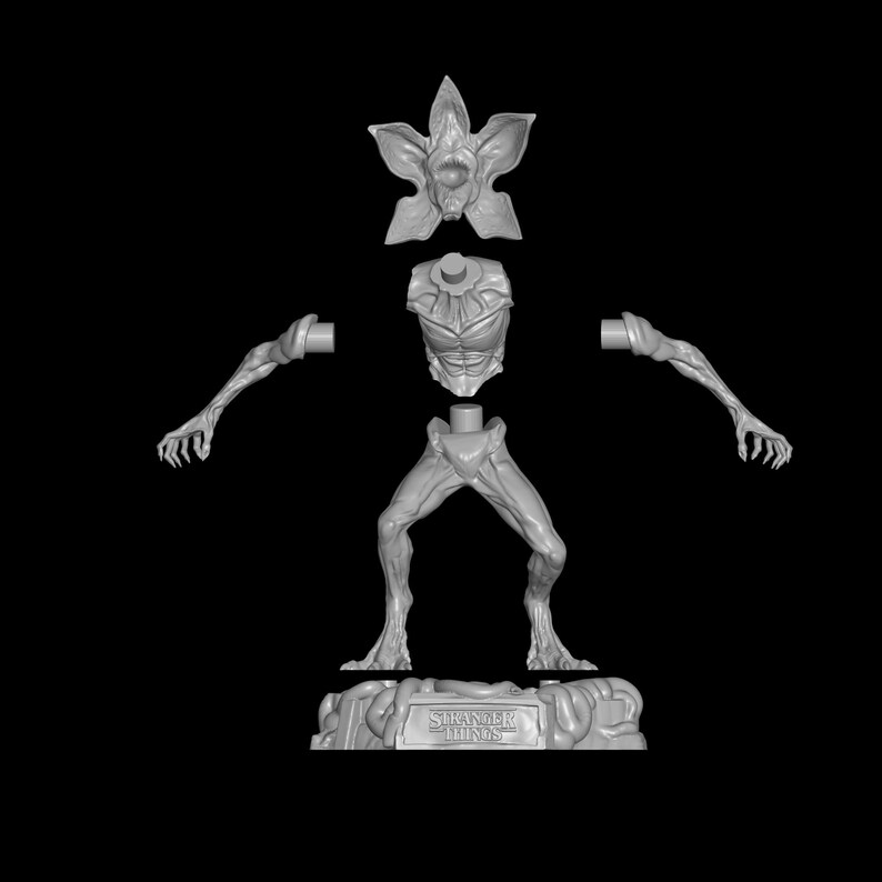 Demogorgon Stranger Things STL File for 3D Printing - Etsy Australia
