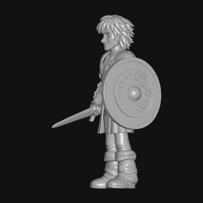 Hiccup Horrendous Haddock III STL File: How to Train Your Dragon 3D ...