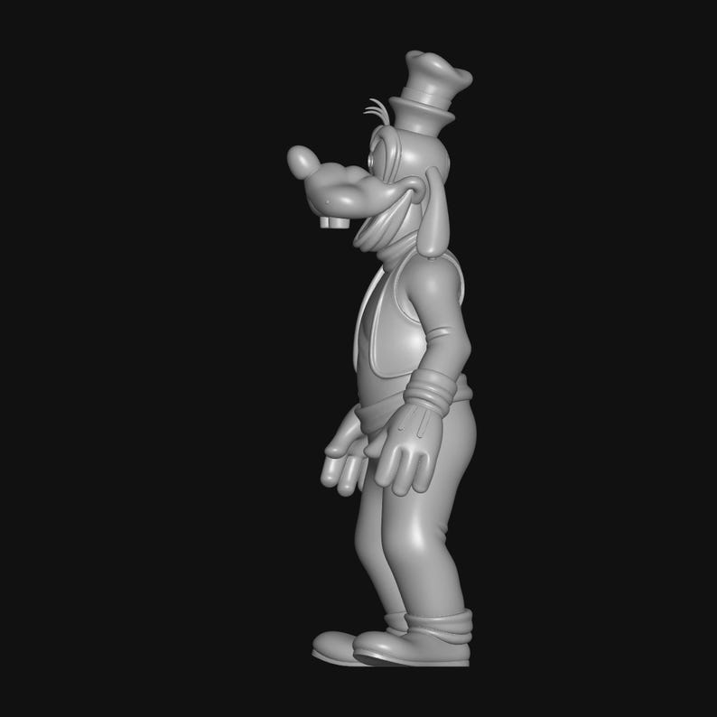 Goofy From Disney | Stl File for 3d Printing | Dnd & Cosplay Models ...