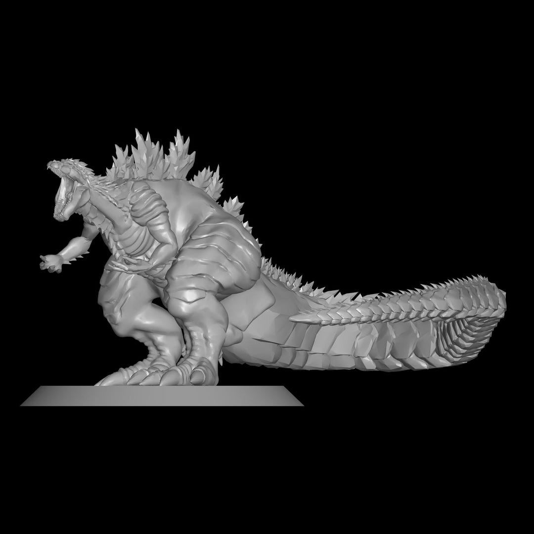 Godzilla Ultima STL File for 3D Printing, Fantasy Monster, Kong - Etsy