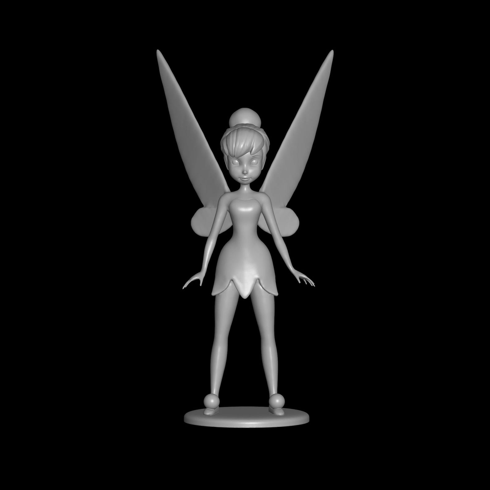 Tinker Bell Model STL File for 3D Printing - Etsy