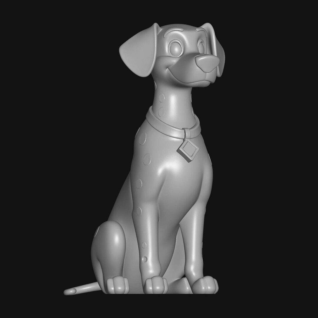 Pongo STL File: Disney 3D Printing Model From 101 Dalmatians - Etsy Canada