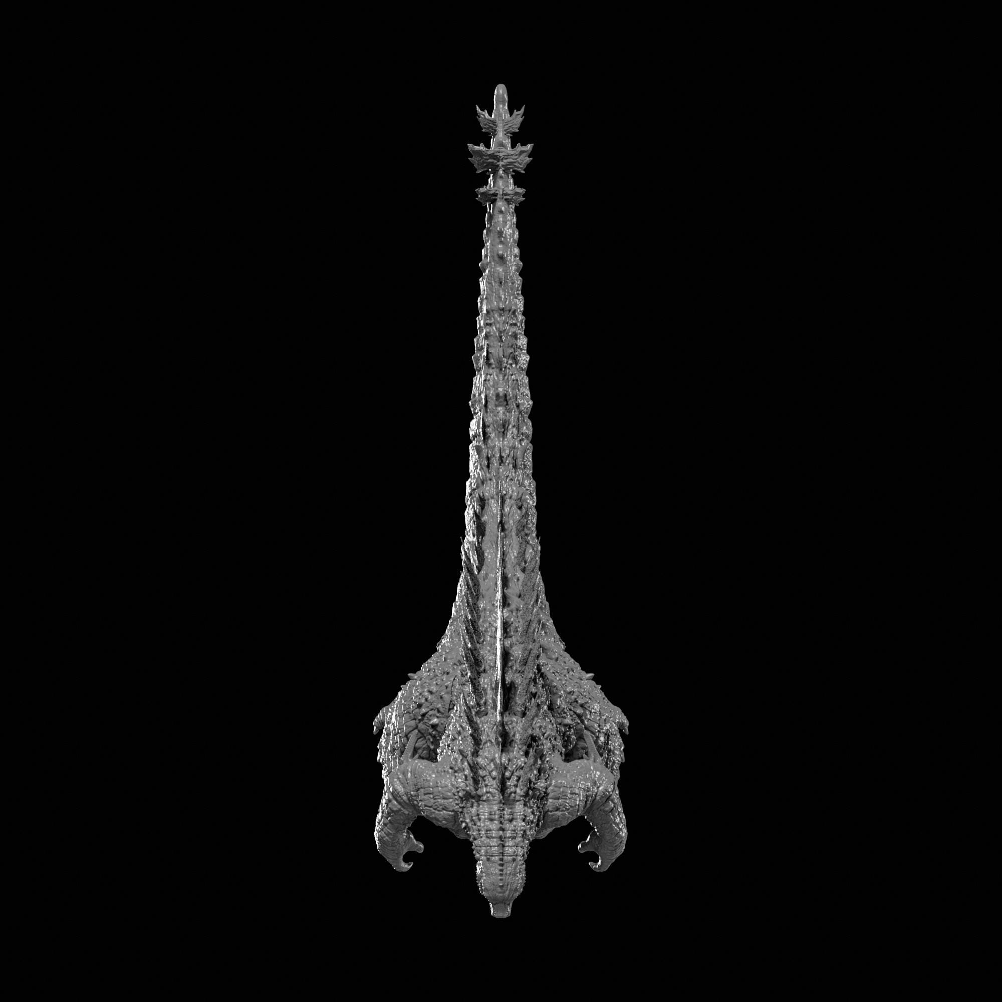 Godzilla STL File for 3D Printing - Etsy
