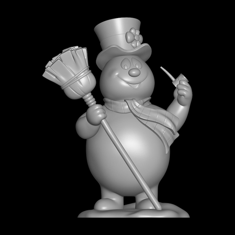 Frosty the Snowman STL File for 3D Printing - Etsy