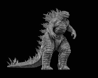 Godzilla STL File for 3D Printing - Etsy