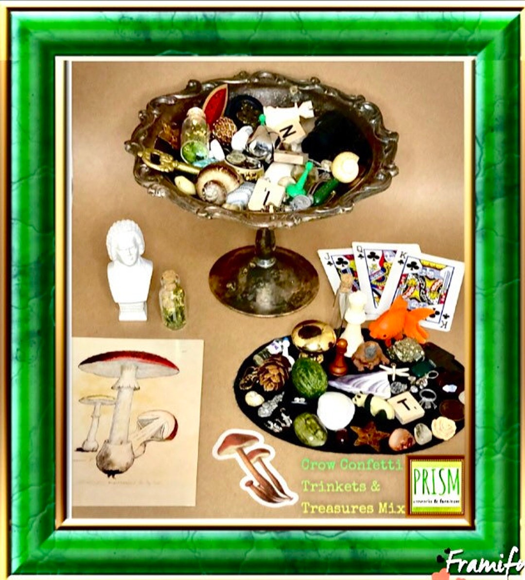 Crow Confetti Crystal Goblincore Trinkets & Treasures Mix Bag - 30 ...