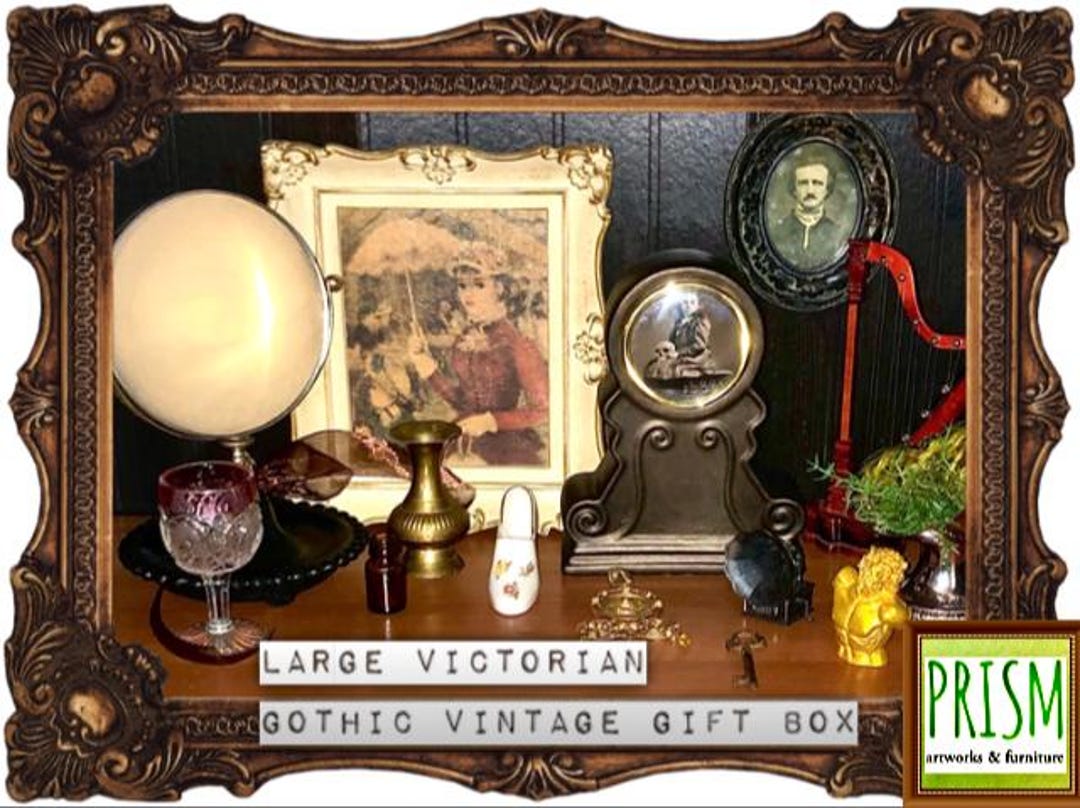 Victorian Gothic Gift Box: Vintage Collectibles & Decor, Handmade Finds ...