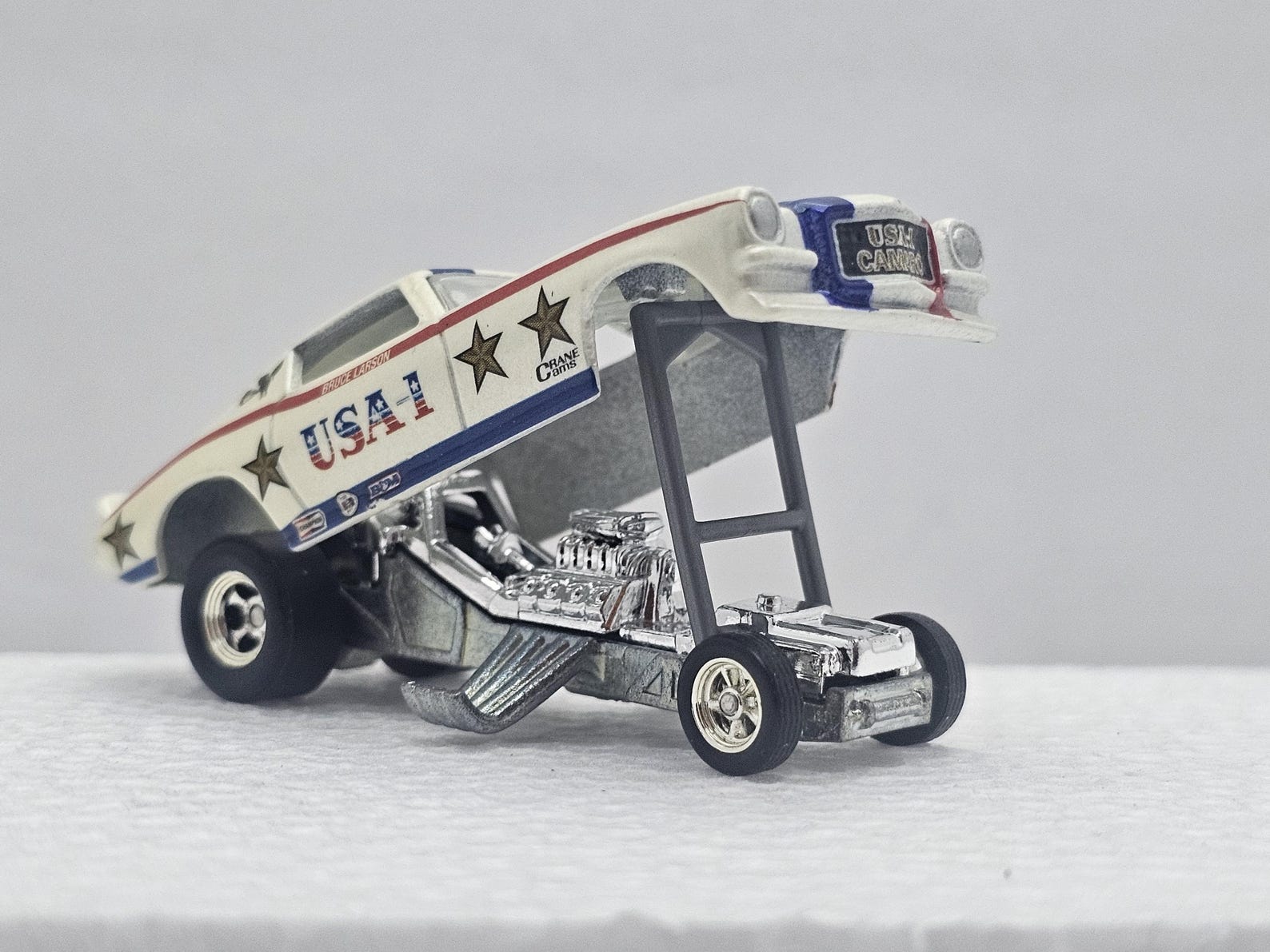 2010 Hot Wheels Drag Strip Demons Bruce Larson USA-1 70 Camaro Funny ...