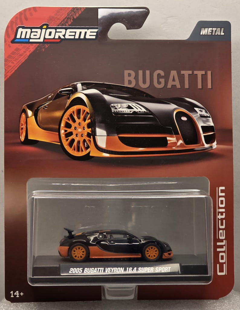 2026 Majorette Collection Series 2005 Bugatti Veyron 16.4 Super Sport ...
