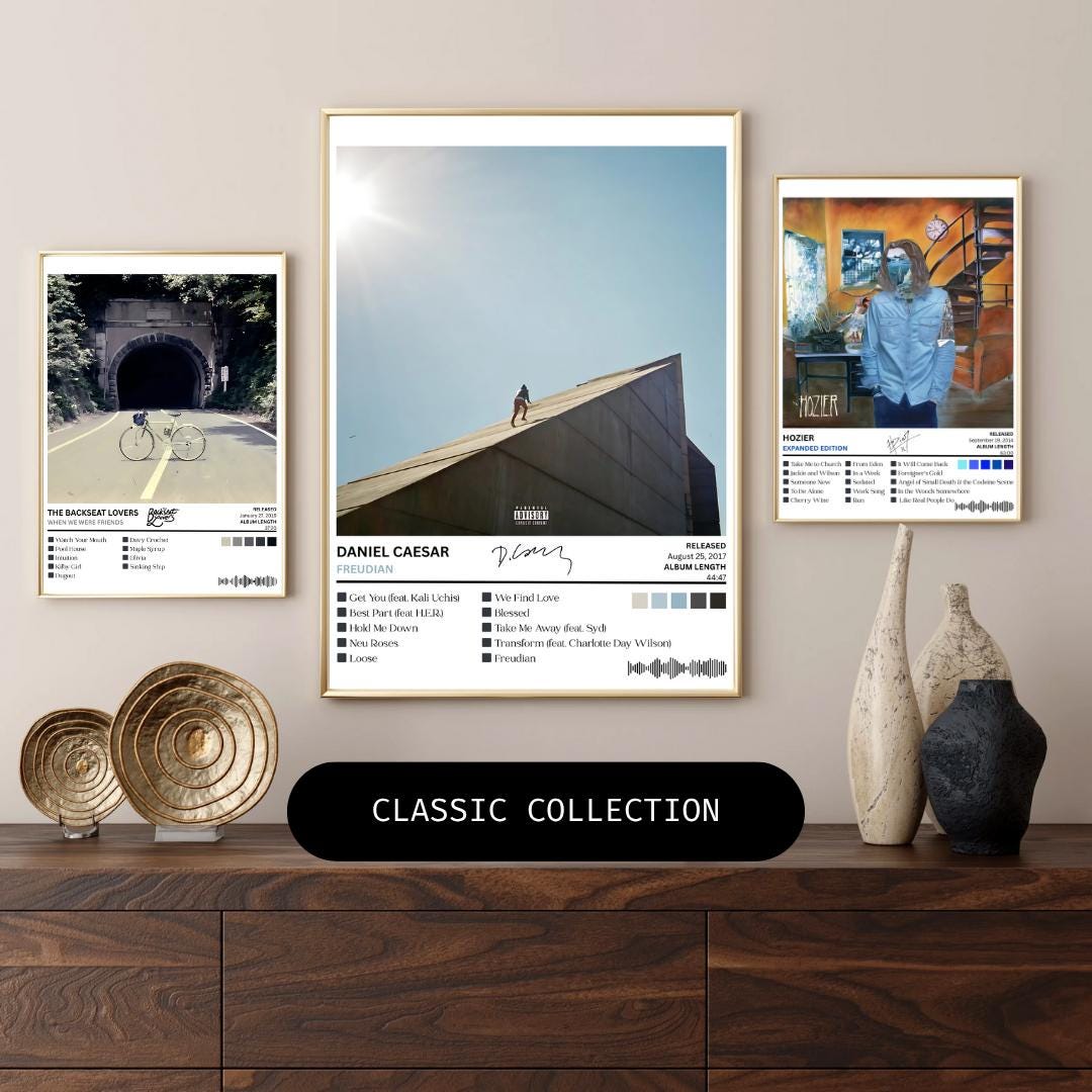 Dorm Wall Decor - Daniel Caesar Freudian Album Poster Cover - Aesthetic ...