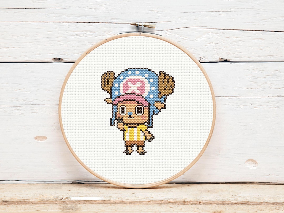 Cross Stitch Pattern of Chopper From One Piece - Etsy