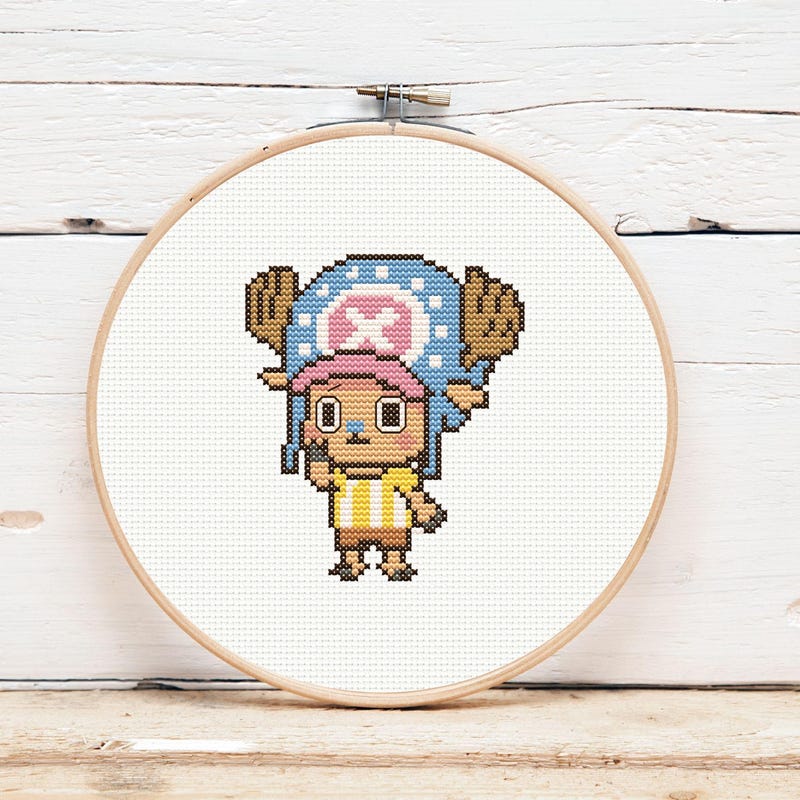 Anime Cross Stitch Kit - Etsy