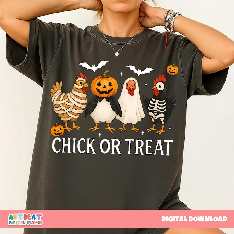 Ghost With Chickens - Etsy