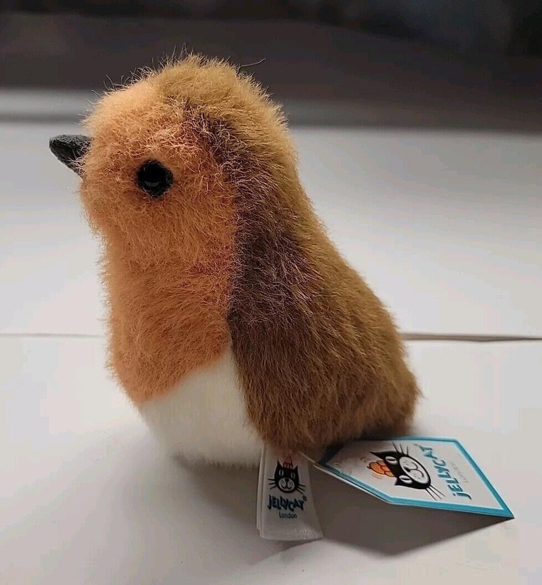 Jellycat Birdling Robin Soft Plush Toy Rare & Collectible Hard to Find ...