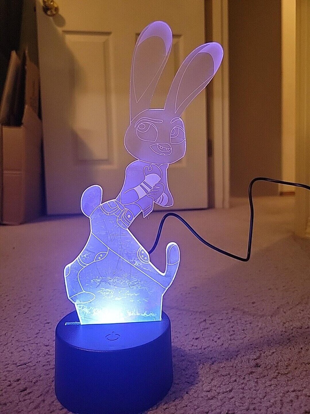 JUDY HOPPS Light up Color Changing Night Light Lamp LED - Etsy