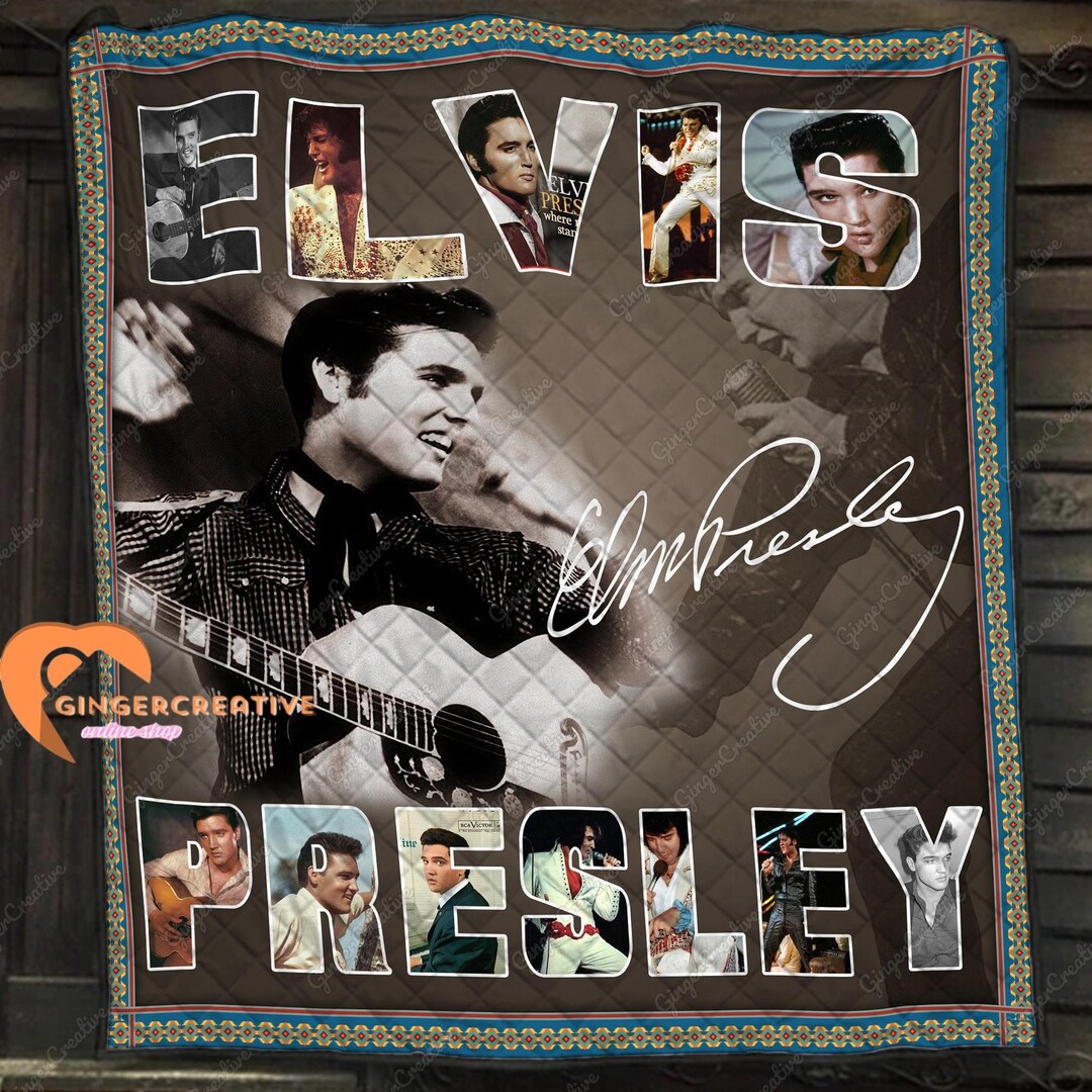 Elvis Presley Quilt, Elvis Presley Bedding Quilt, Elvis Presley Quilt ...