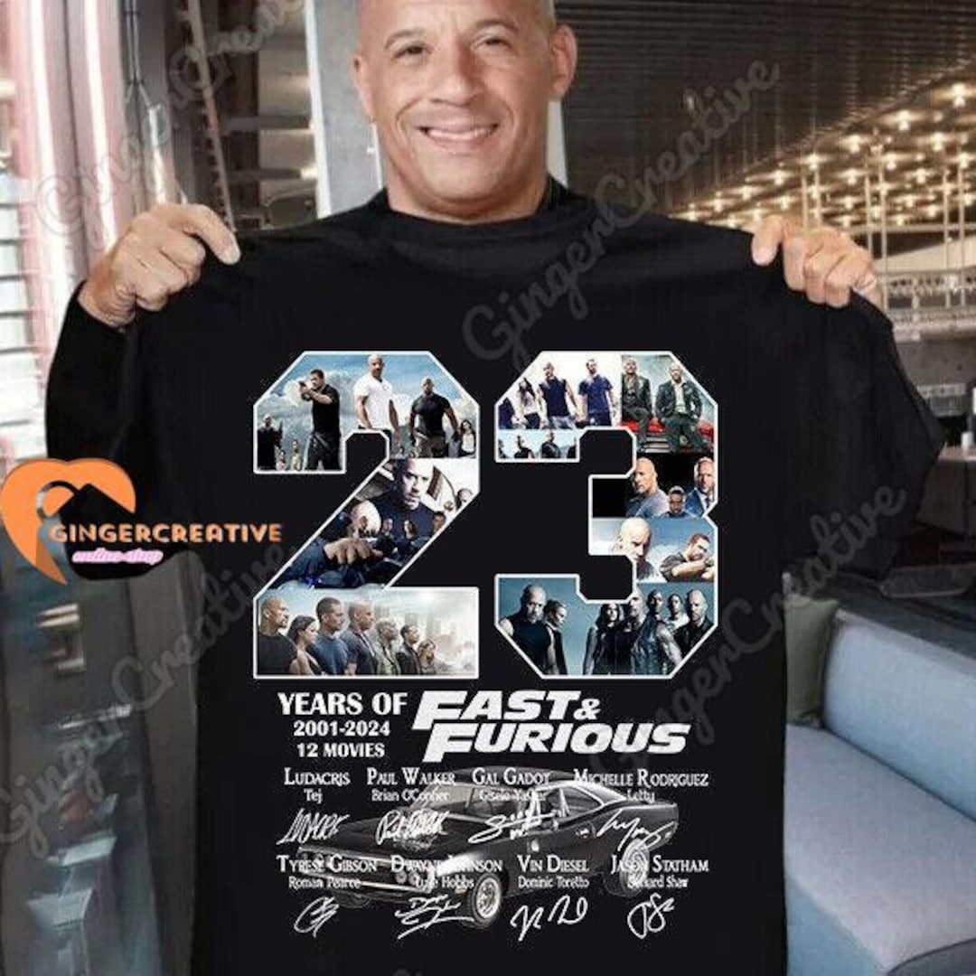 Fast and Furious T-shirt, Fast X 2024 Movie Shirt, Fast and Furious Tee ...