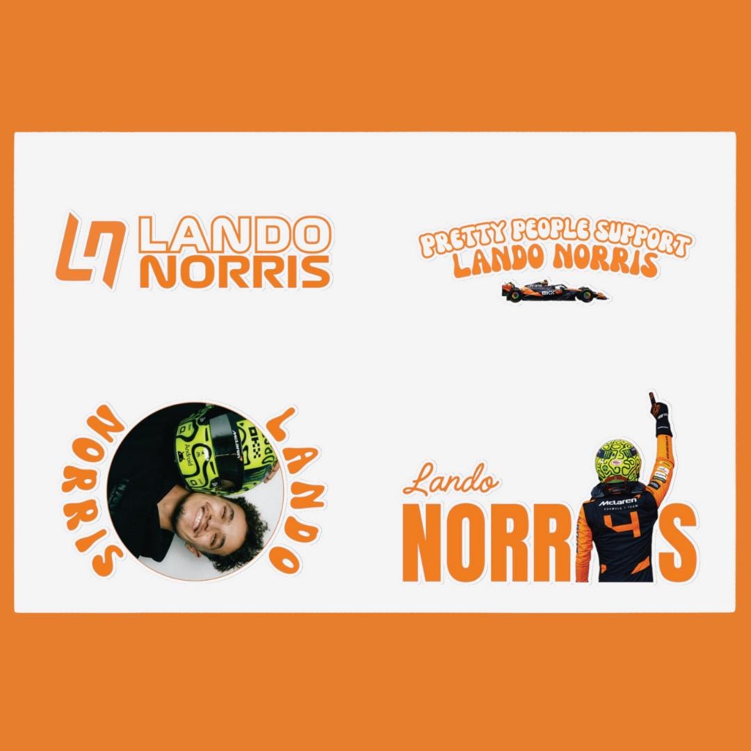 Lando Norris, Stickers, Mclaren, F1, Racing, Motorsport, Formula 1 ...