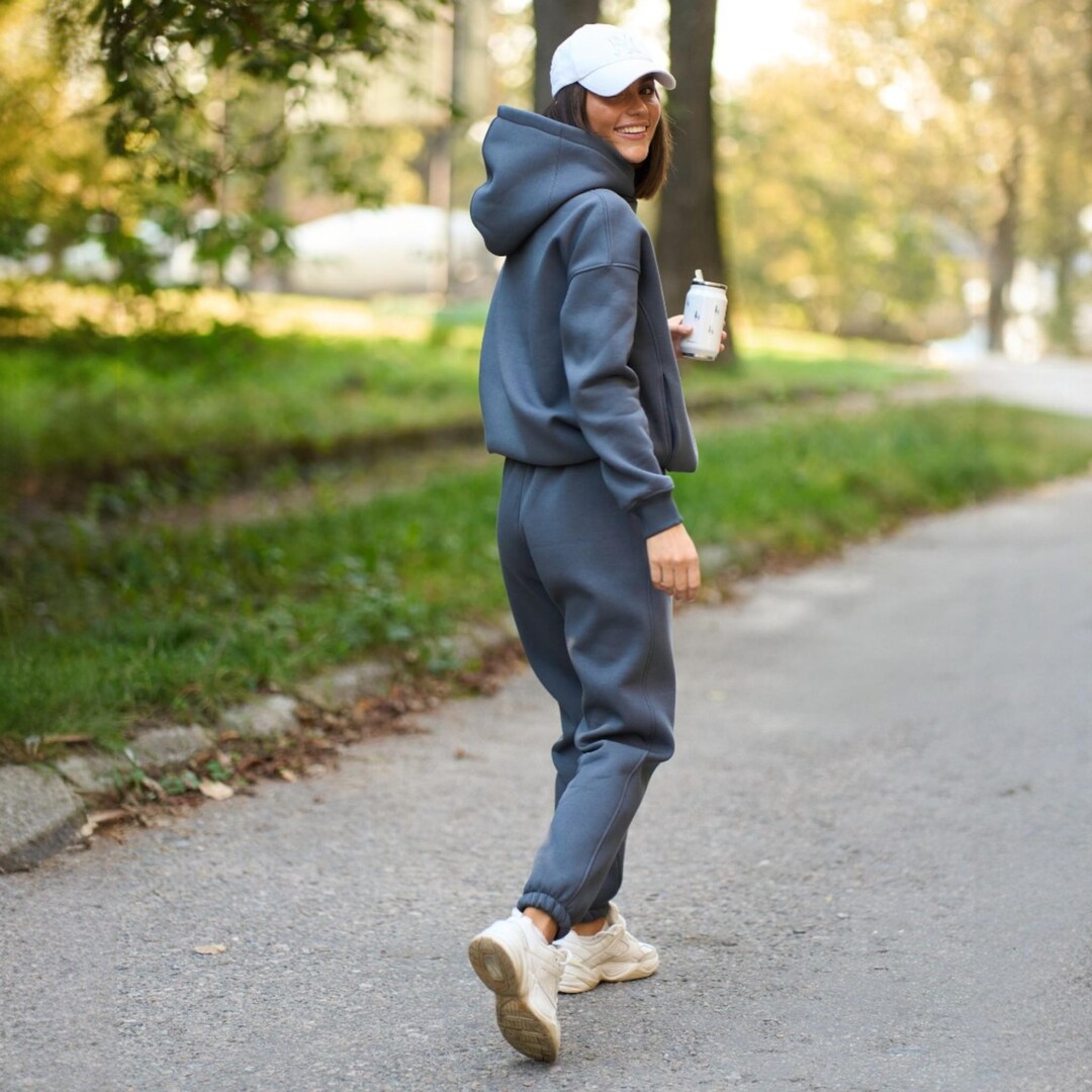 Women's Fleece Hoodie and Joggers - Two-piece Set for Women | Jumpsuit ...