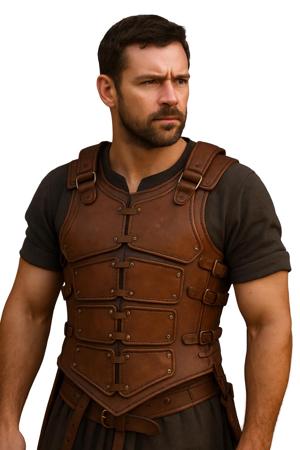 Handmade Real Leather Medieval Armor Cuirass – Renaissance Fair ...