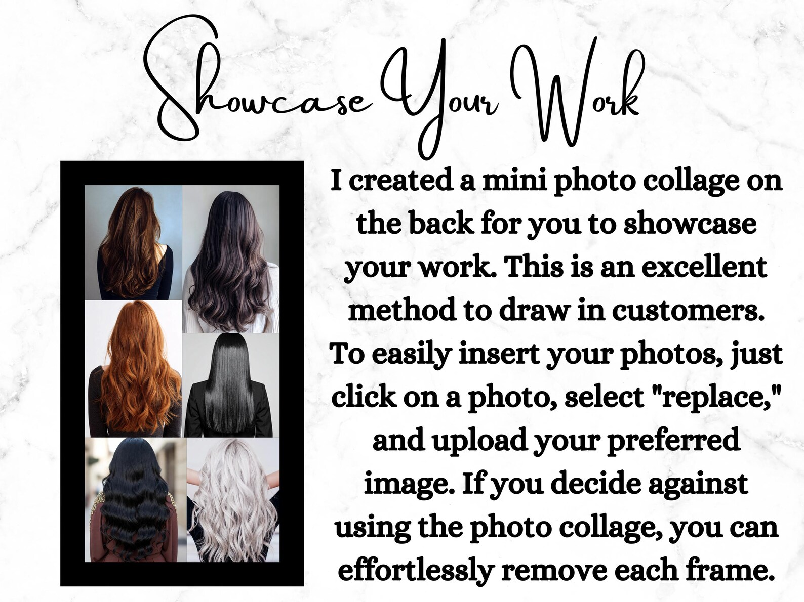 Goth Hair Stylist Business Card Template: Shears Design (instant ...