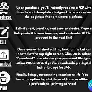 Goth Spooky Business Card Template | Editable Canva Design | Instant ...