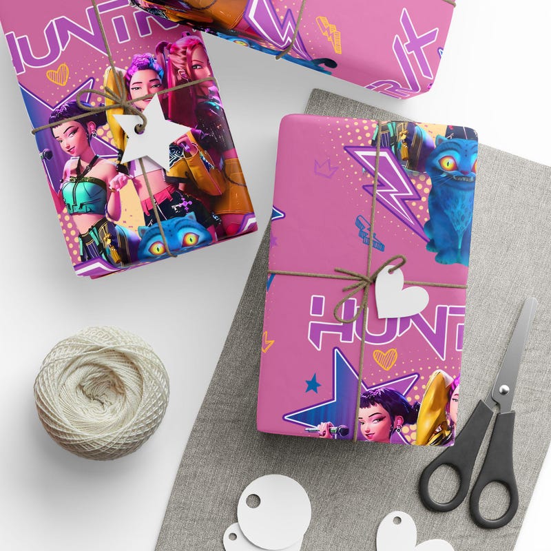 Kpop Demon Hunters Wrapping Paper - Etsy