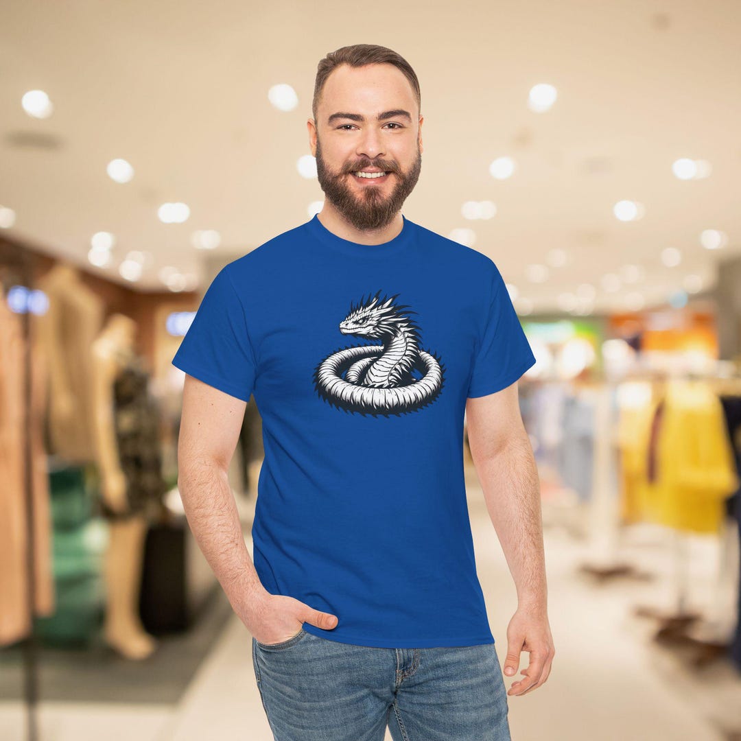 Dragon T-shirt for Fantasy Lovers | Mythical Dragon Graphic Tee | RPG ...